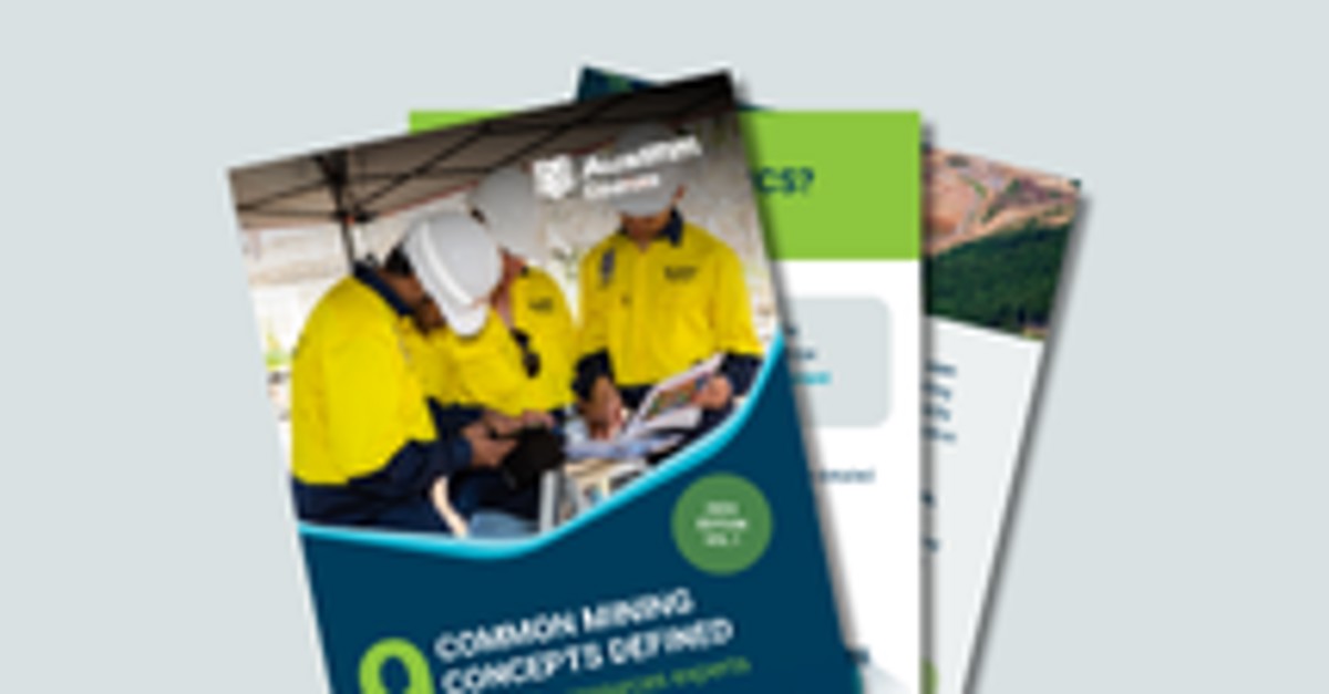 Common Mining Concepts Volume 1