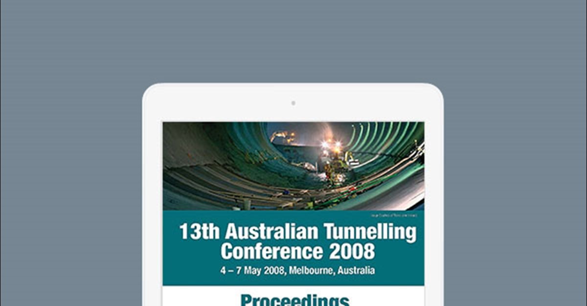 13th Australian Tunnelling Conference